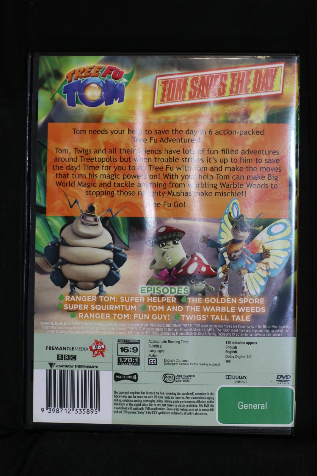 Tree Fu Tom - Tom Saves The Day (DVD, 2015) for sale online | eBay