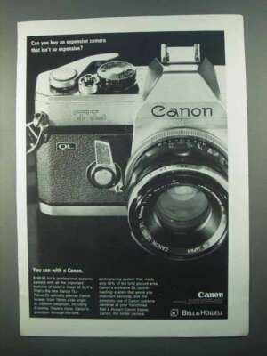 1968 Canon TL Camera Ad - Buy an Expensive Camera? | eBay