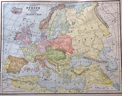 1550 Map Of Europe