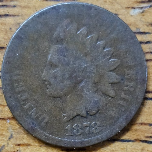 1878 Indian Head One Cent 1c Coin #AA954 | eBay