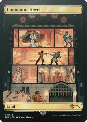 Command Tower (0744) -Foil Medium Play MTG Secret Lair | eBay