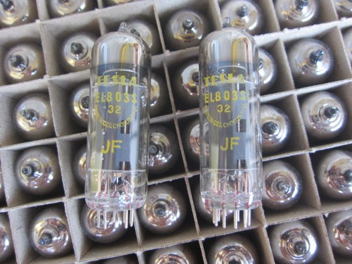 10 x EL803S / 6CK6 TESLA (NEW, NOS, old stock -70s) YELLOW PRINT ...