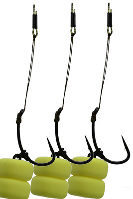 3 or 5 Korda Style Combi Rigs- FREE POST - Loop Braid- Carp Rigs - Boom ...