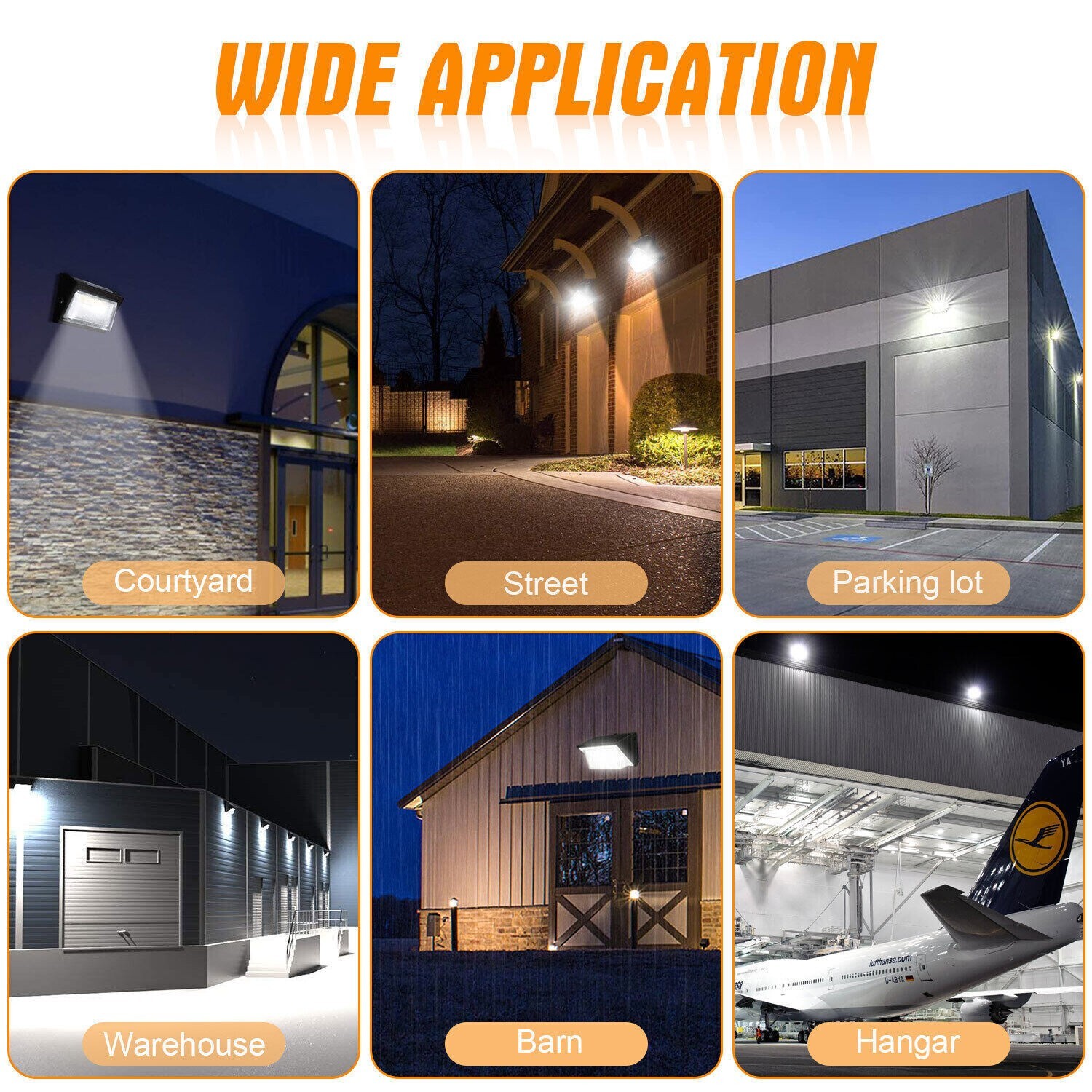 LED Wall Pack Light 150W 5000k White Outdoor Security Lighting Fixture ...