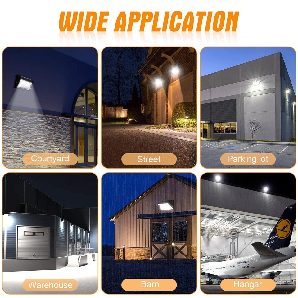 LED Wall Pack Light 150W 5000k White Outdoor Security Lighting Fixture ...