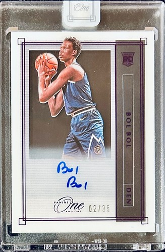 2019-20 Panini One and One - Rookie Autographs Bol Bol #RA-BOL Purple ...