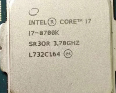 Intel i7-8700K SR3QR 3.70GHz CPU Desktop Unlocked 6C/12T Processor US seller | eBay