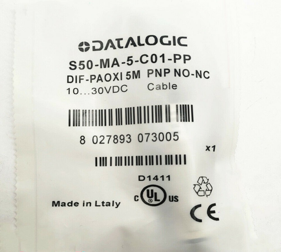1PCS New For Datalogic Switch Sensor S50-MA-5-C01-PP 10...30VDC PNP NO ...