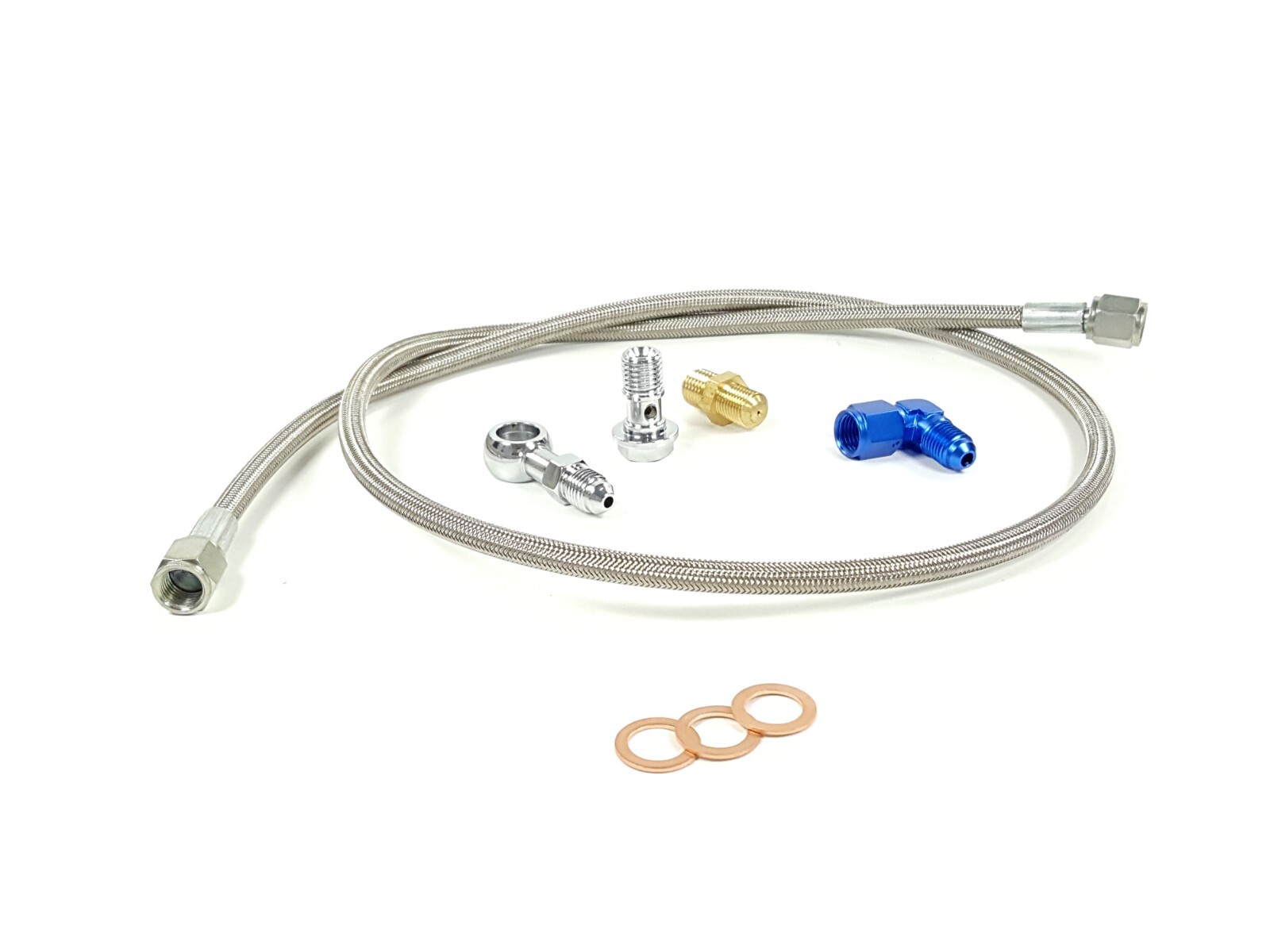 4AN Turbo Oil Feed Line Kit For AUDI A4 B5 B6 98-05 A6 C5 98-99 VW ...