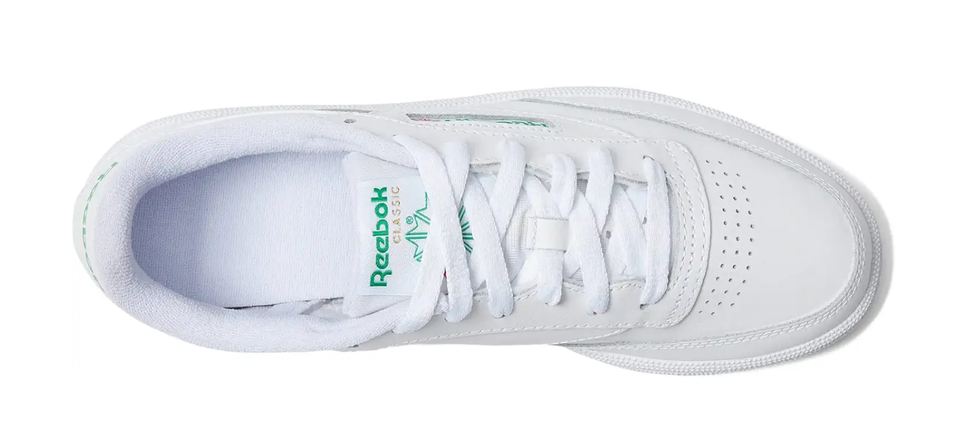 Man Reebok Club C 85 Sneaker shoe 100000155 Color White/Green Brand New ...