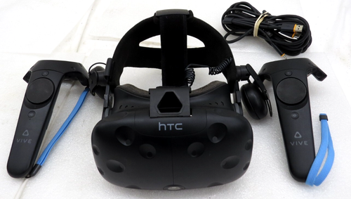 HTC Vive VR Headset Set, Controllers and Cable Untested | eBay