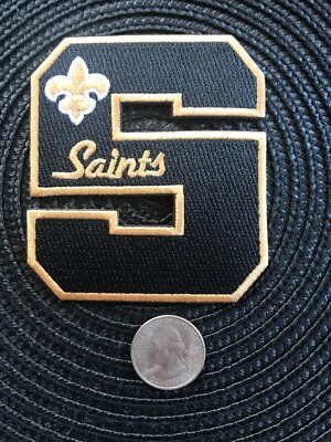 NEW ORLEANS SAINTS embroidered vintage Iron on Patches Patch 3.5” X 3 ...