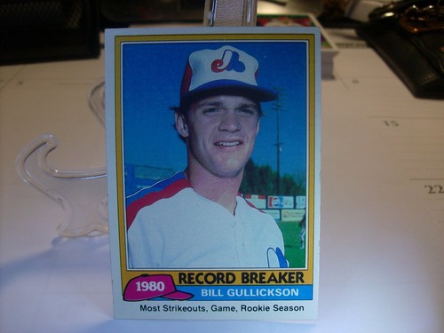 1981 Topps Baseball #203 - Bill Gullickson RB - Montreal Expos 81-327 ...