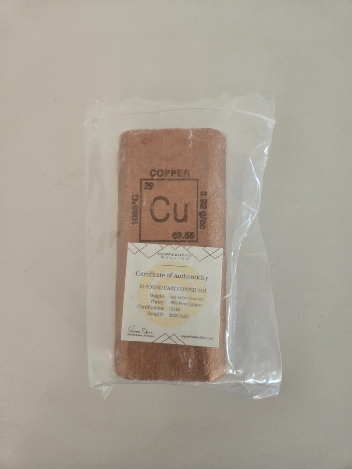 10 Pounds Fine Copper Bar Rectangle Ingot Element Design | 10lbs | eBay