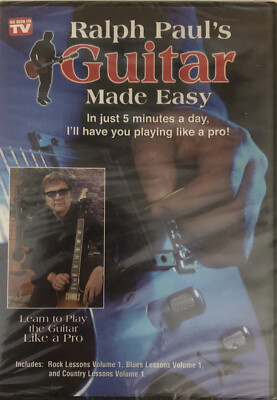 Ralph Paul’s Guitar Made Easy (3-Disc DVD Set) New/Sealed | eBay