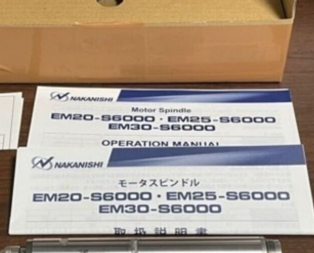 NSK Nakanishi EM20-S6000 Brushless Straight Motor Spindle ø0.79 Japan ...