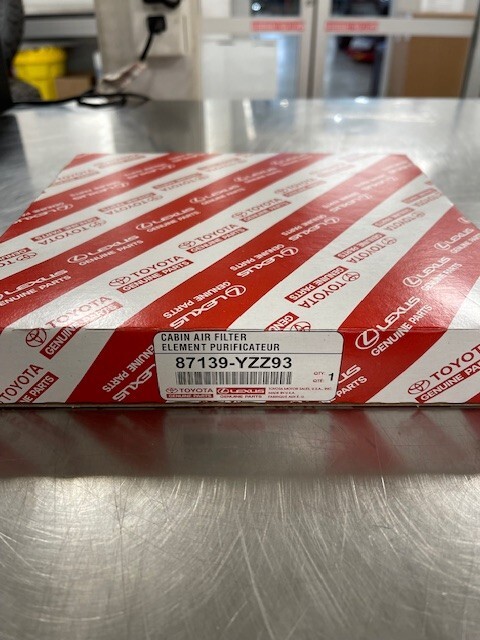 Toyota Cabin Air Filter Charcoal Filter 87139-YZZ93 Genuine OEM | Front ...