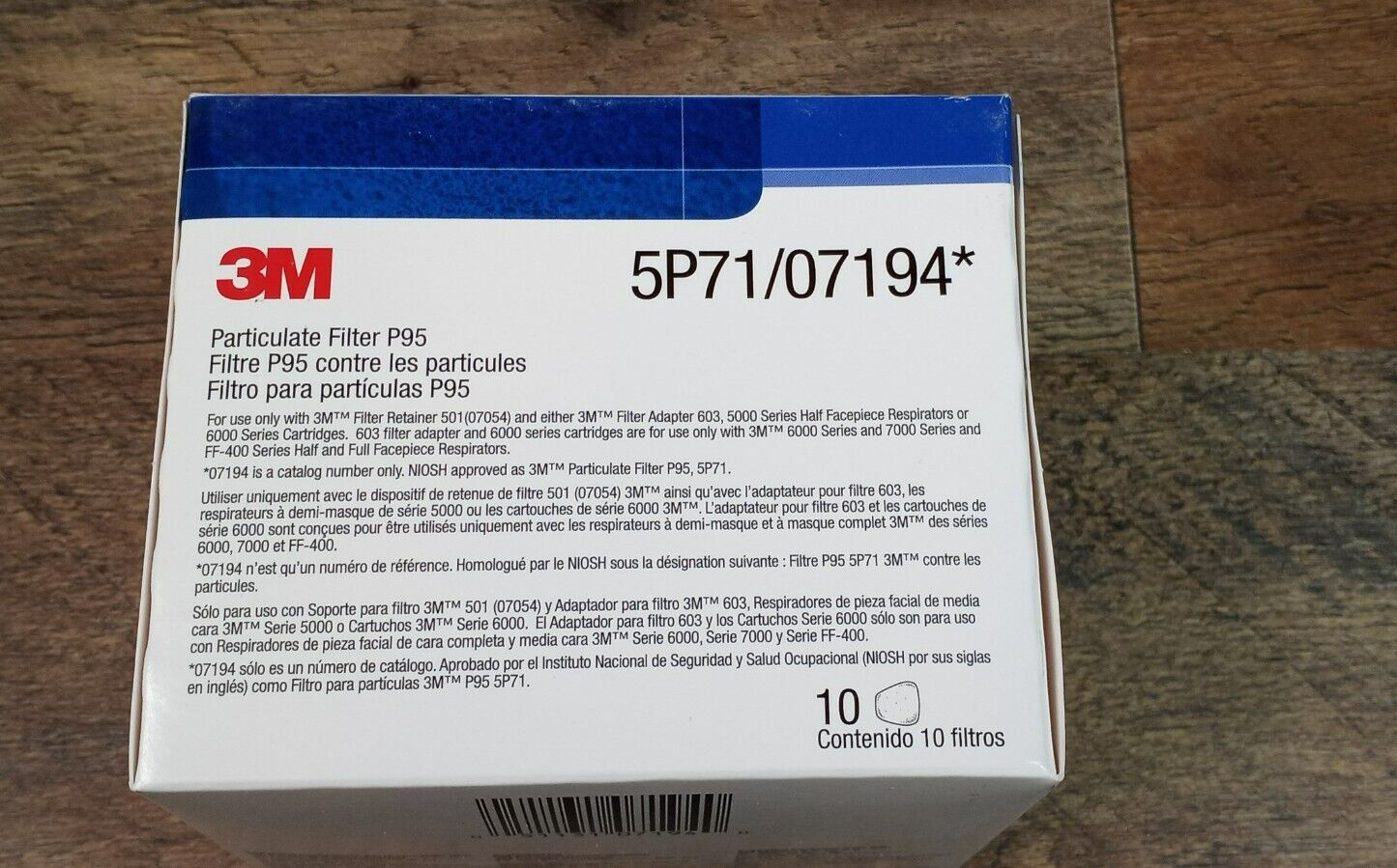 3M Particulate Filter P95 5p71/07194 Replacement Prefilter 10 Pack* for ...