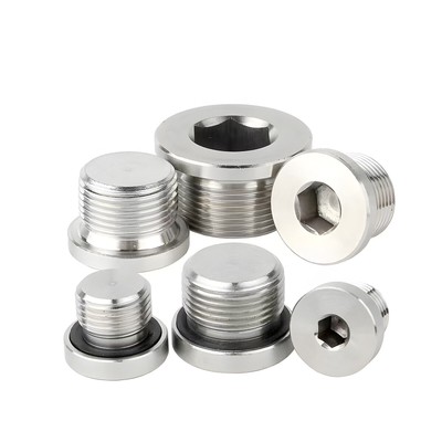 Hydraulic Allen Hex Socket Head Blanking Plugs with Seal Metric & BSP ...