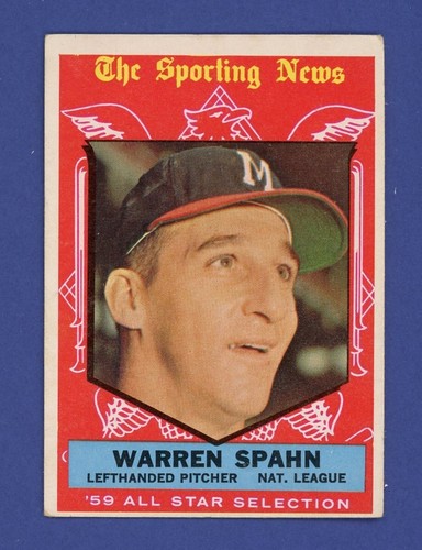 1959 TOPPS Warren Spahn #571 Low to Mid See Pictures R2 | eBay