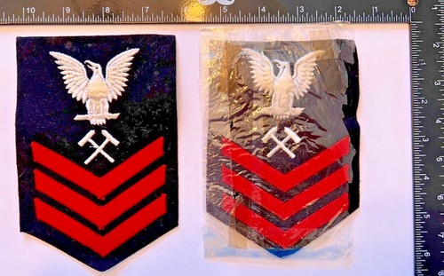 WWII USN Shipfitter Petty Officer 1st Class Winter Rate Patch In ...