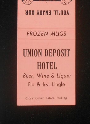 1950s Union Deposit Hotel Beer Frozen Mugs Flo & Irv. Lingle Union Deposit PA MB | eBay Australia