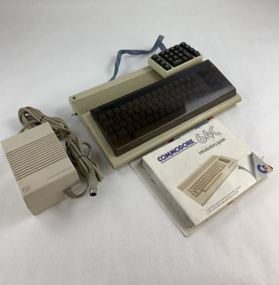 Commodore 64 64C Computer System Boots w/PSU, NKP Deluxe Keypad, and Manuals | eBay