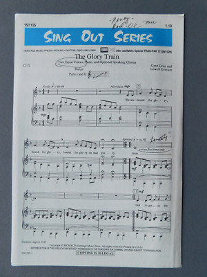 The Glory Train - 1994 sheet music - Two Equal Voices, Piano & opt ...
