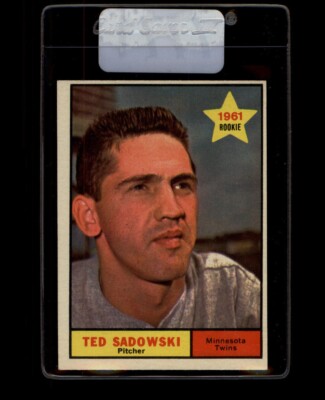 1961 TED SADOWSKI TOPPS #254 TWINS NM/MT *7771 | eBay