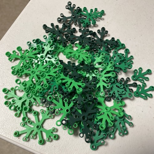 Lego Limb Tree Leaves Element 6x5 Large #2417 Bright Green 28pcs, 2423 ...