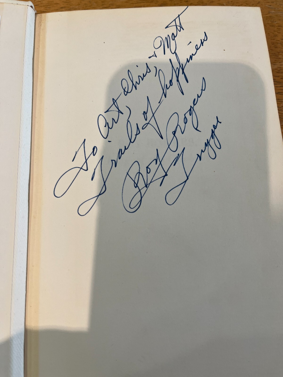 Roy Rogers King of the Cowboys by William L Roper, 1971 Denison, Signed ...