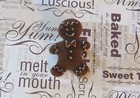 Gingerbread Man Pin Copper Ginger Bread Boy Christmas Holiday Cookie | eBay