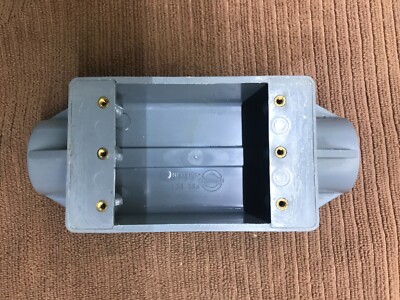 CARLON E981E PVC ELECTRICAL FSC BOX, NON-METALLIC, 1-GANG, 3/4" 2-Hubs ...