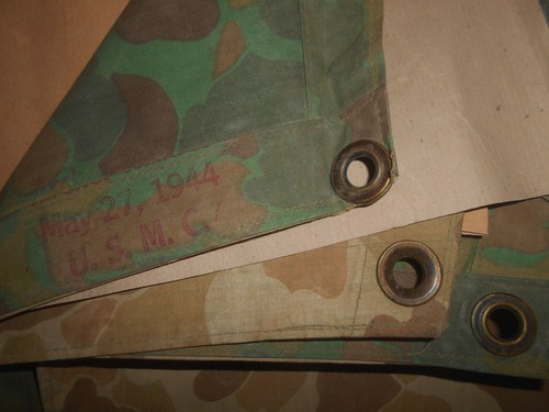 U.S.ARMY - :- 1944 WWII MARINE CORPS PONCHO ISSUE PACIFIC WW2 1944 ...