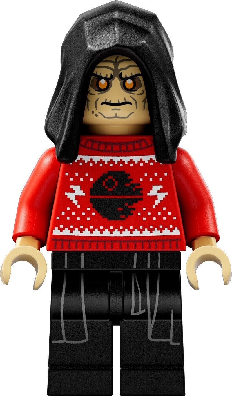 NEW LEGO Emperor Palpatine in Holiday Outfit Minifigure sw1297 Sweater ...