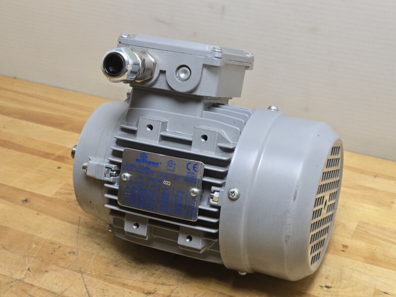 Motovario AC Motor T71-B4, 0.37kW, 1690RPM, 208-230/460VAC, 1709149 022 ...