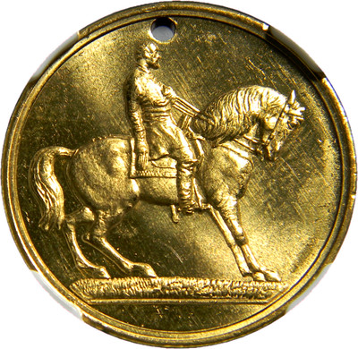 1887 Major General George G Meade Statue Unveiling Medal NGC MS 63 PL ...