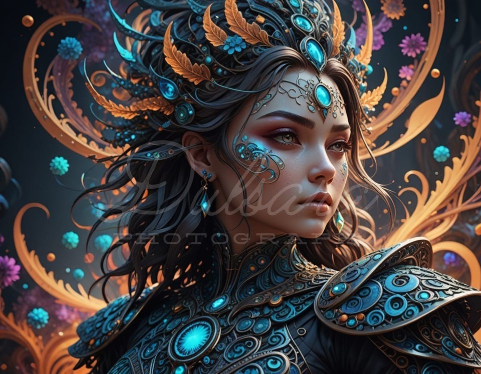 Fantasy Queen AI Art, Warrior Princess,Mystical Goddess Wallpaper ...