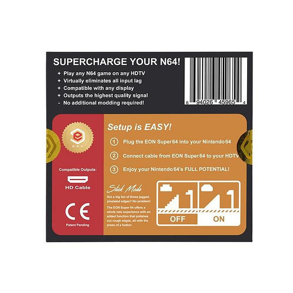 Eon Super 64 | N64 HD Adapter- (NTSC)- Plug &Play | eBay