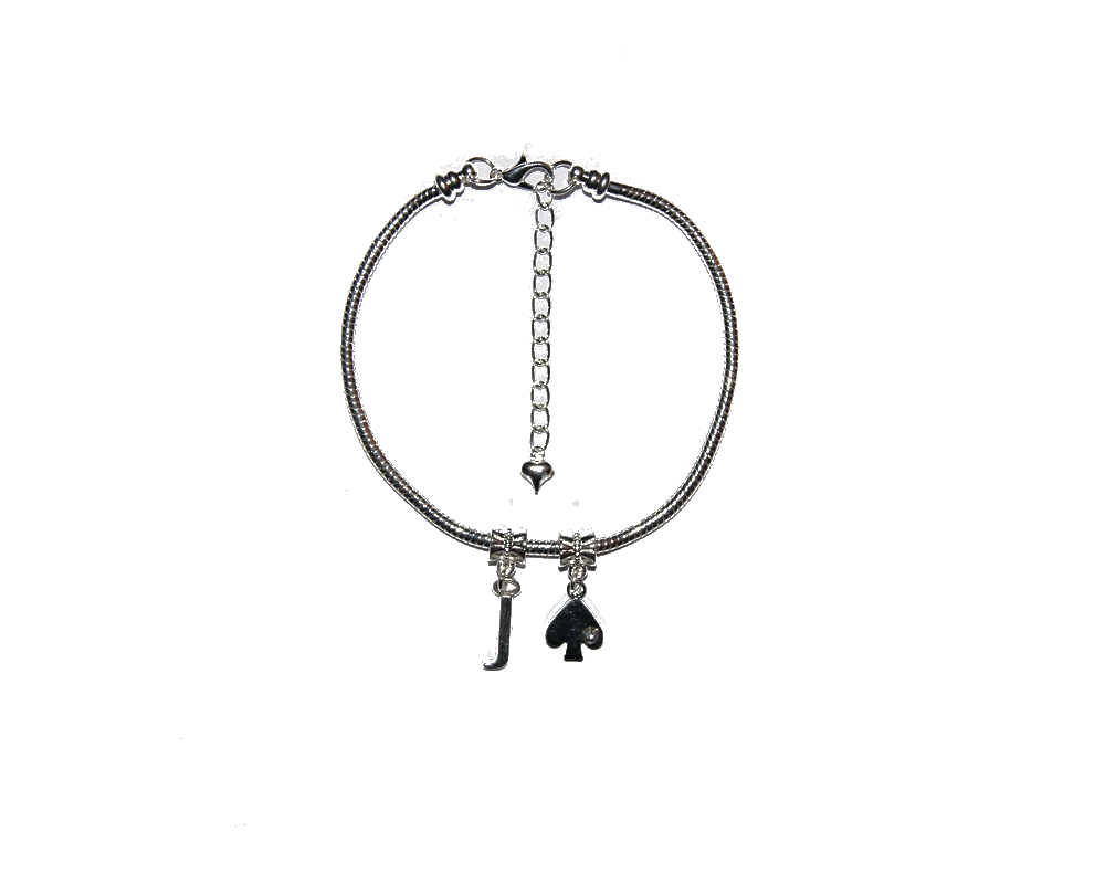 Slave 'Jack Of Spades' Euro Anklet Ankle Chain Sub Submissive Sissy Gay ...