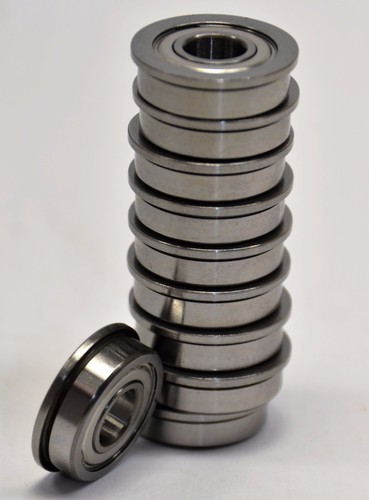 FR6-ZZ C3 Flanged Premium Shielded Ball Bearing, 3/8"x7/8"x.2812" (Qty ...