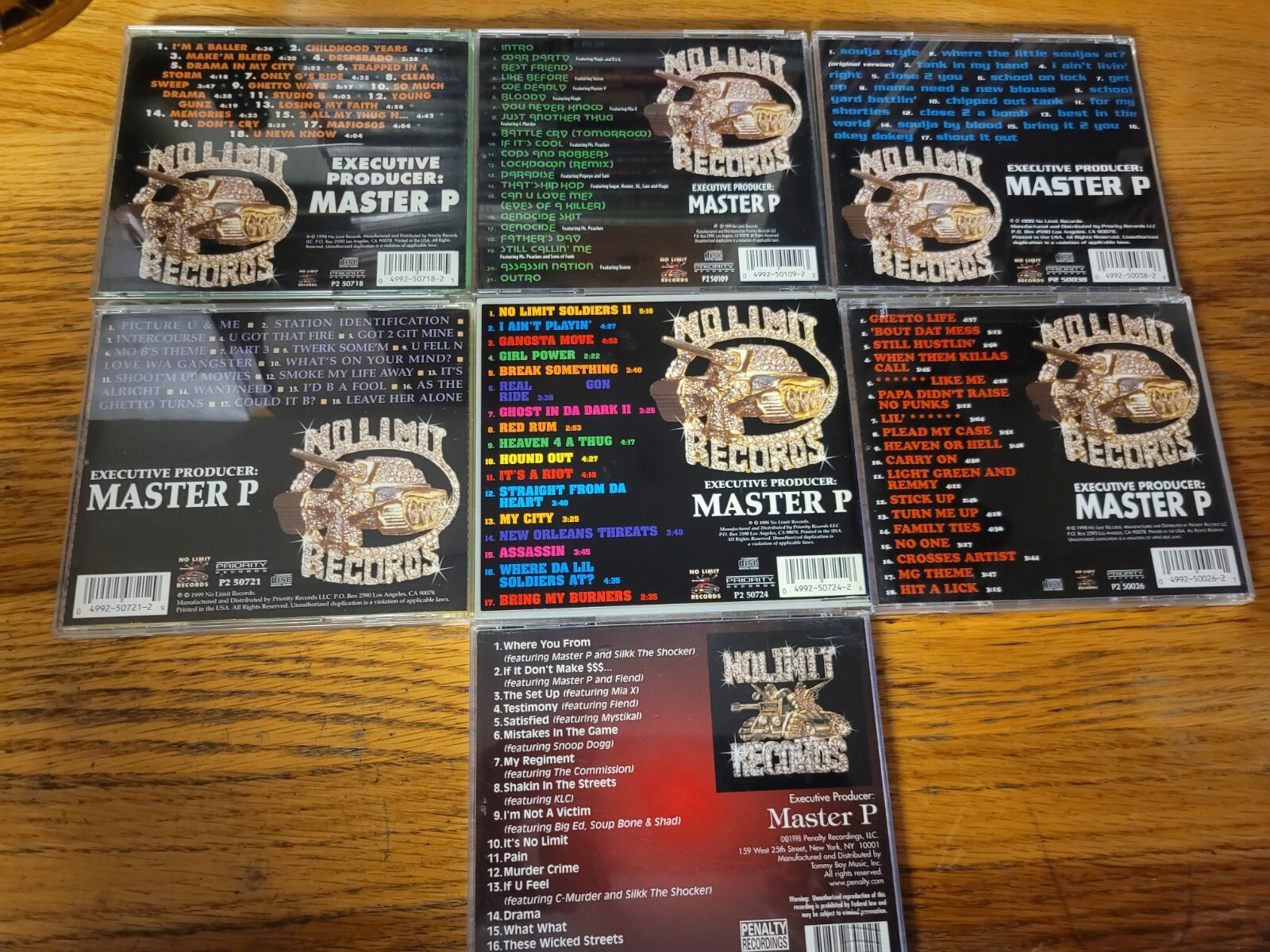 Lot Of 16 No Limit Record CD's | eBay