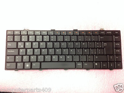 OEM DELL Studio 1450 1457 1458 Keyboard Teclado Spanish Backlight Y9K19 ...
