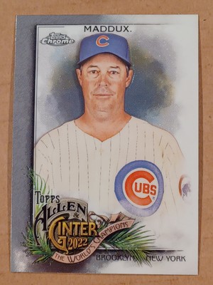 2022 Allen and Ginter Chrome Base #40 Greg Maddux - Chicago Cubs | eBay