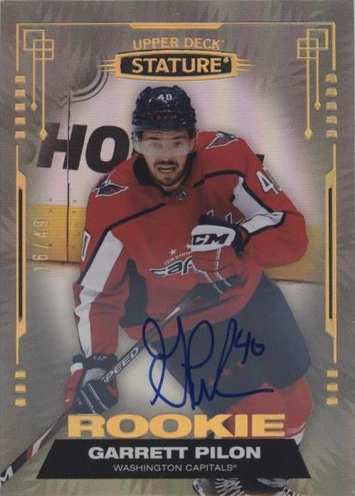2021-22 Upper Deck Stature - Rookies Garrett Pilon #181 Photo Variant ...