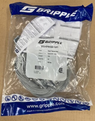 Gripple DT2-EY90QG-10FT No.2 x 10ft 90-deg Eyelet Duct Trapeze Hanger ...