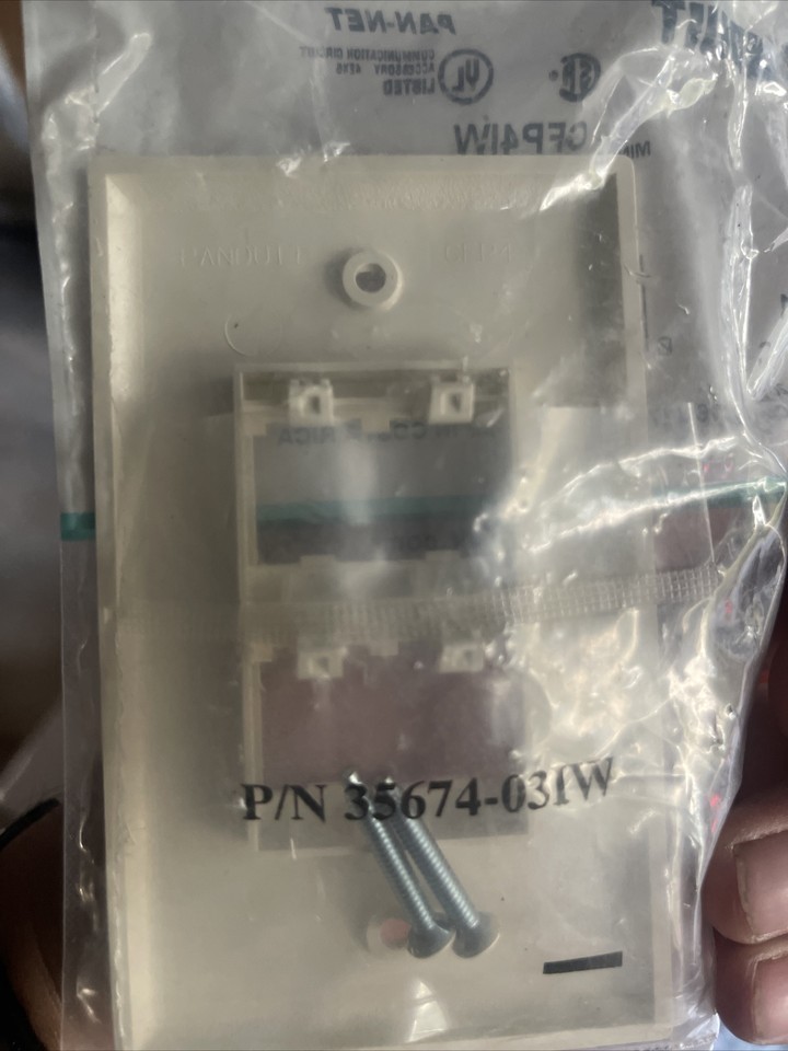 Panduit CFP4IW Mini-Com Wall Plate 74983687640| eBay
