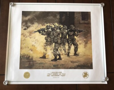 I Am A Soldier 1999 General Patton Jim Ryan RARE Raytheon Military ...