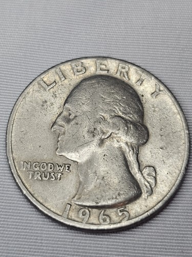 Rare 1965 Liberty Quarter No Mint Mark & Edge Writing | eBay