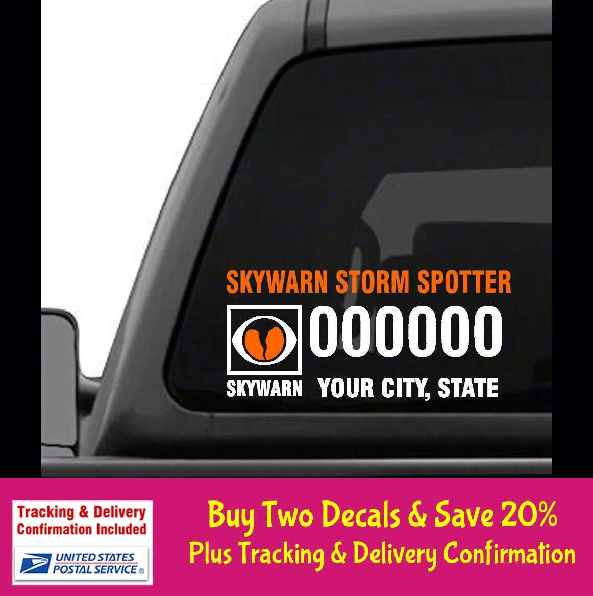 Custom Amateur Ham Radio - Skywarn Storm | Grelly USA